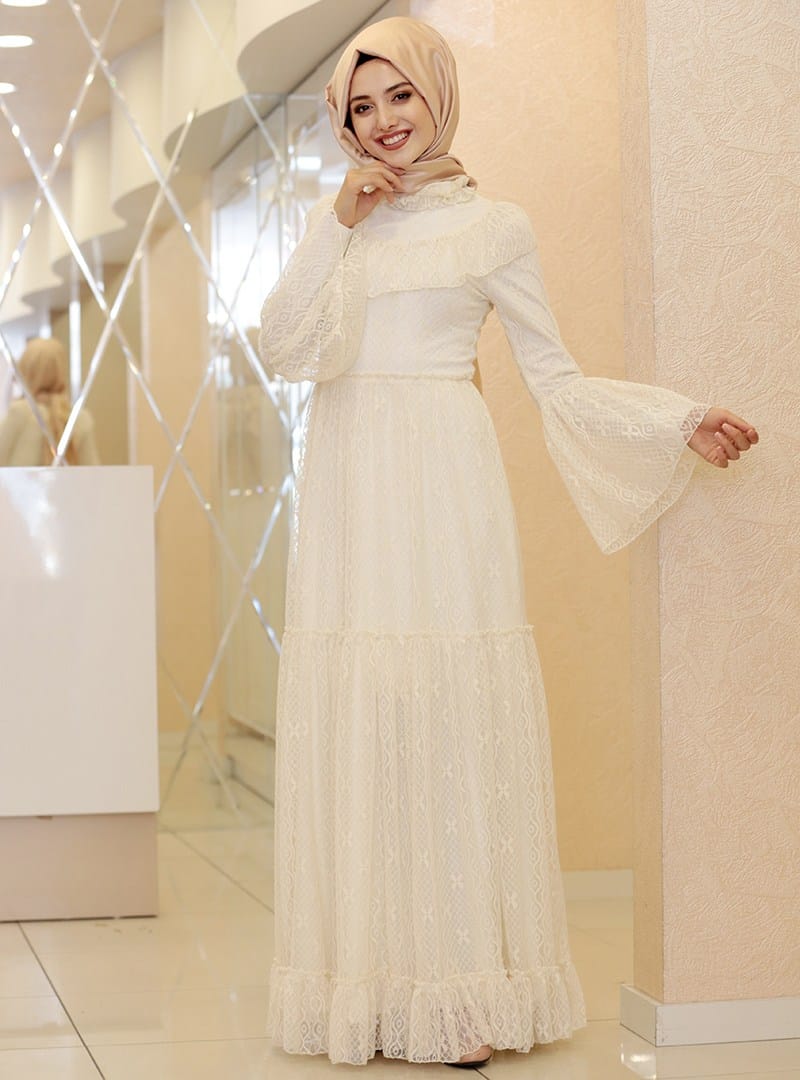 49+ Model Gamis Brokat (Populer