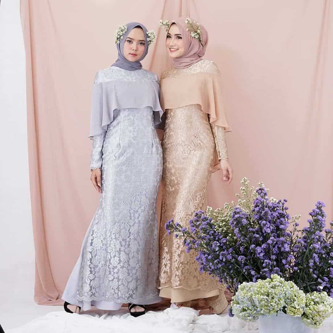 49+ Model Gamis Brokat (Populer