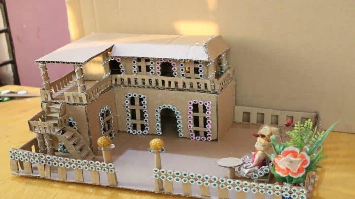 45 Contoh Desain Rumah dari Kardus yang Bisa dibuat dirumah