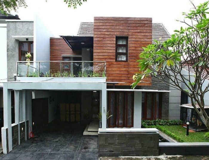 40 Contoh Desain Rumah Kayu Minimalis (Modern dan klasik)