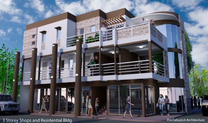 Contoh Desain Rumah Toko (Mewah)