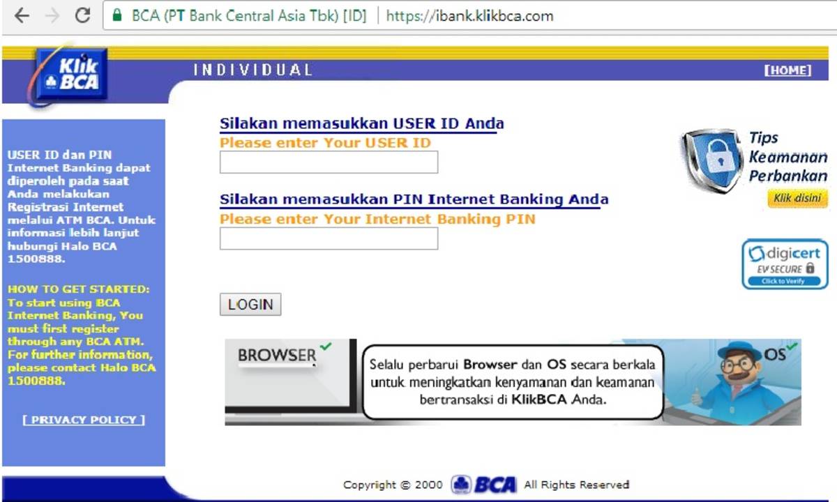 2 Cara Daftar Internet Banking BCA Lewat ATM dan Kantor Cabang Mudah Dan Simpel